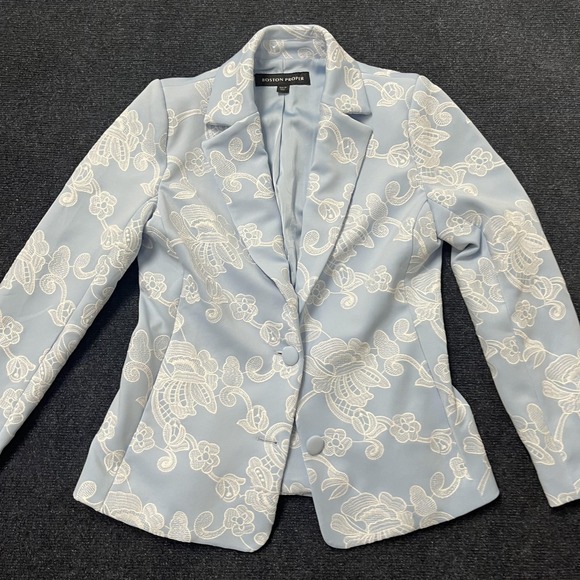 Boston Proper | Jackets & Coats | Boston Proper Jacket Womens Blue ...